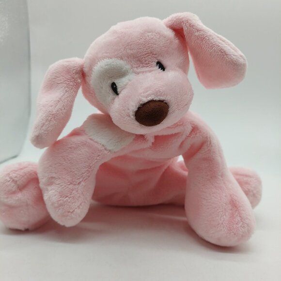 Gund | Toys | Baby Gund Spunky Puppy Dog Pink White 9 Sewn Eyes Stuffed ...